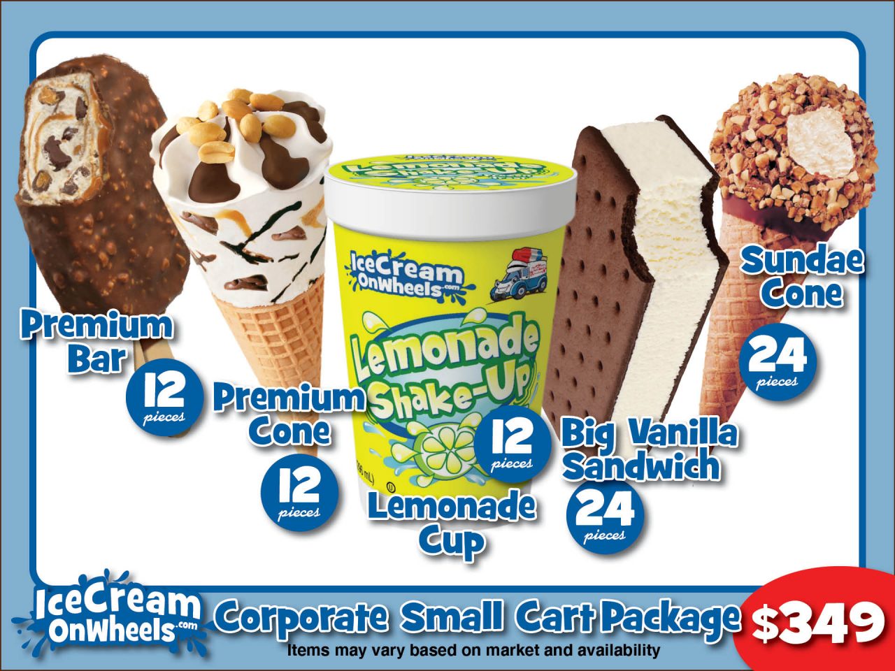 Ice Cream Cart for Events - Chicago, Atlanta, Charlotte, Houston, Miami ...